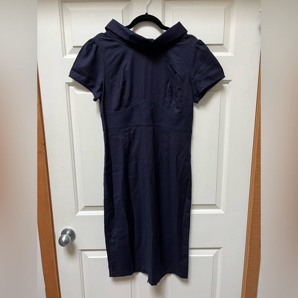 eshakti | Dresses | Eshakti Pinstripe Sheath Dress | Poshmark